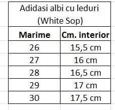 Adidasi cu leduri (White S) | Cher Store